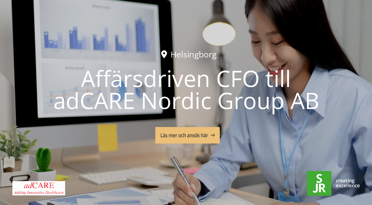 Affärsdriven CFO till adCARE Nordic Group AB - SJR