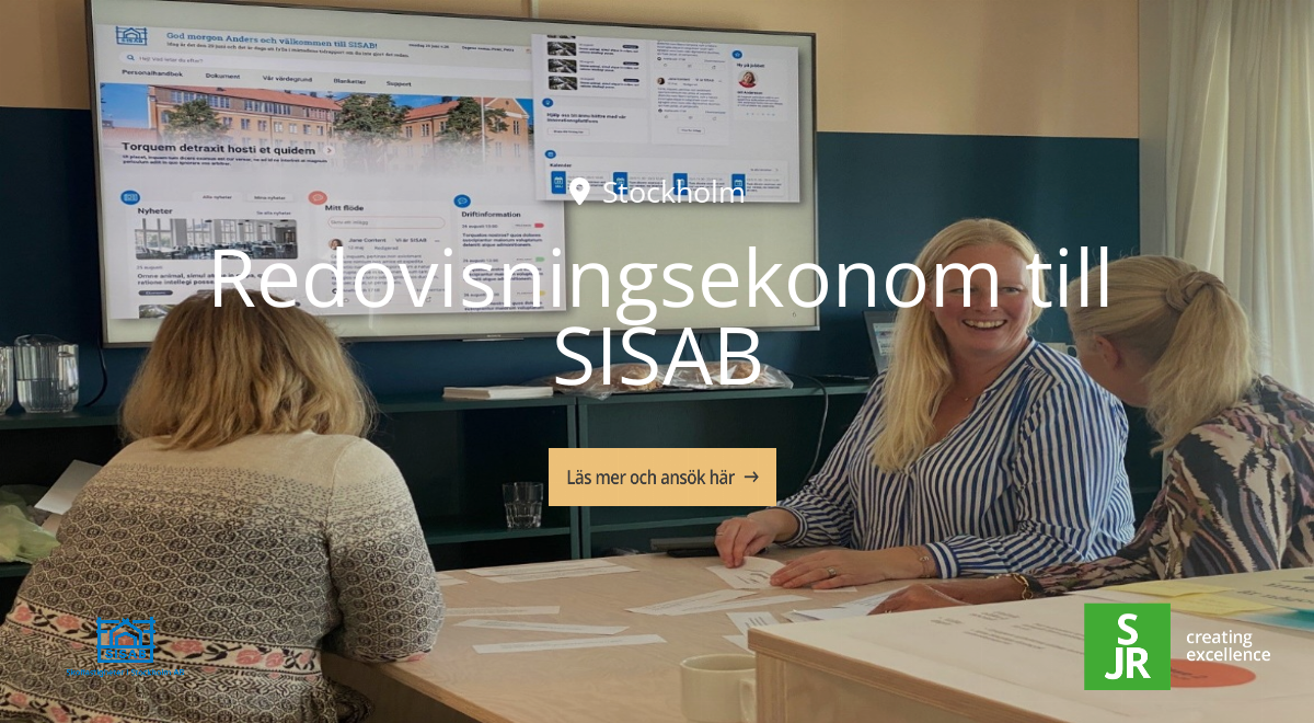 Redovisningsekonom till SISAB - SJR