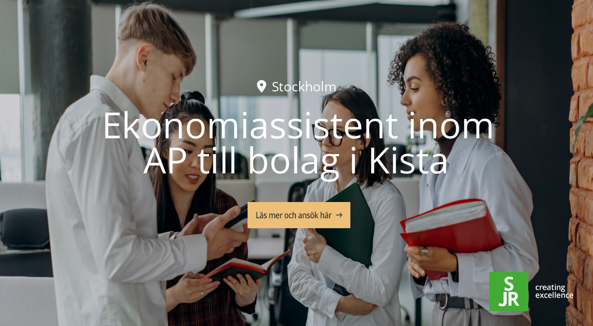 Ekonomiassistent inom AP till bolag i Kista - SJR