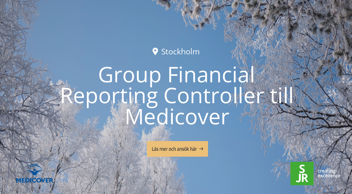Group Financial Reporting Controller till Medicover - SJR